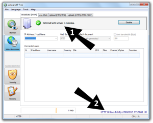 Einrichten einer Webcam in Repetier-Server für Windows - Repetier-Server