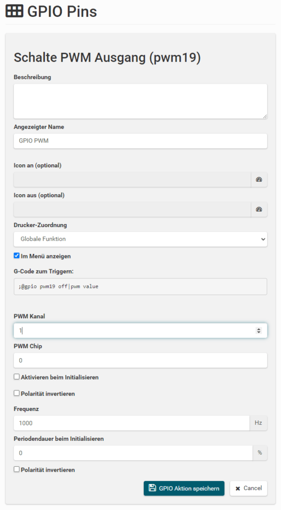 GPIO-Tutorial - Repetier-Server